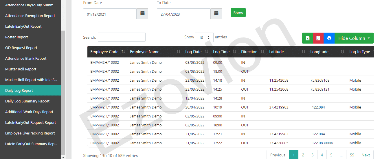 Ezovion: Human Resource HR Management Software