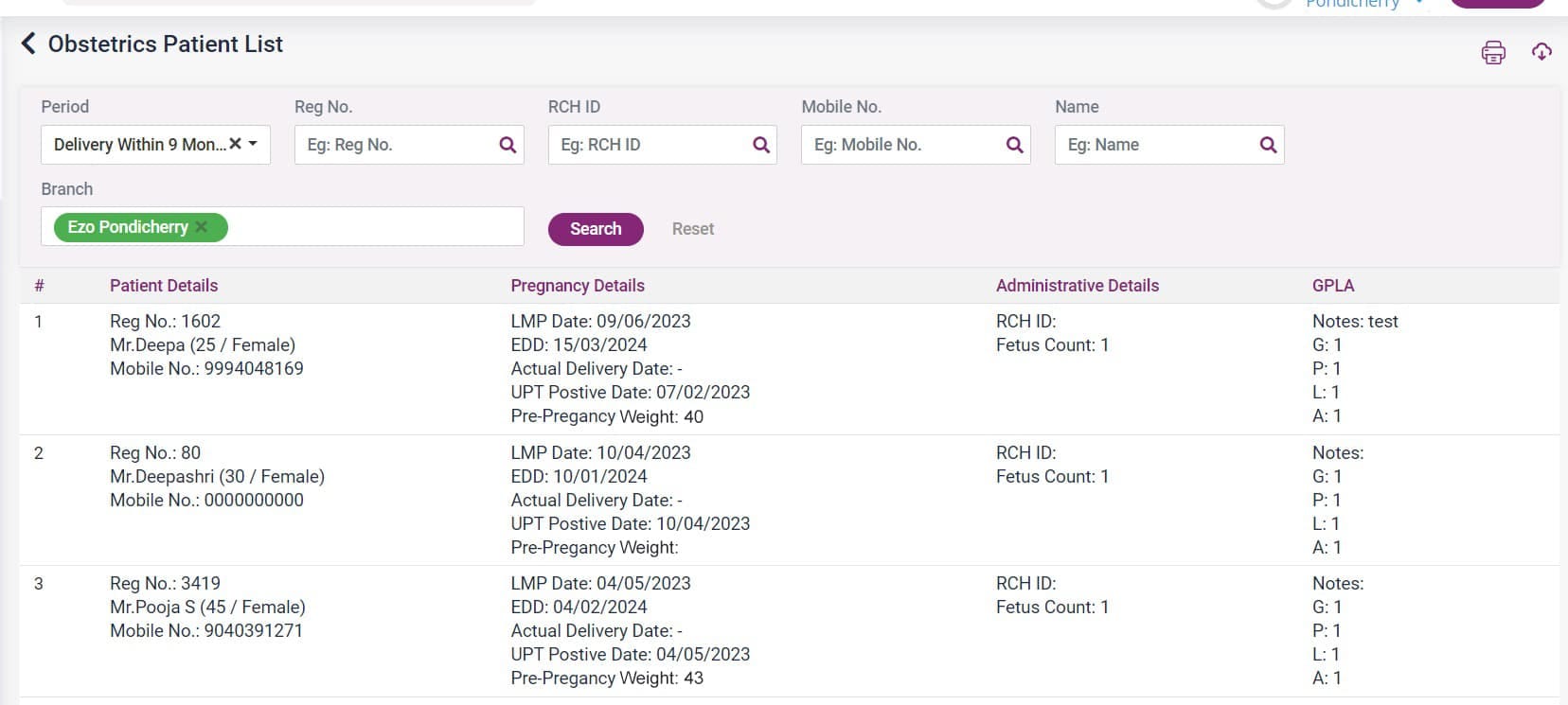 Gynecology Management Software India | Ezovion Healthcare