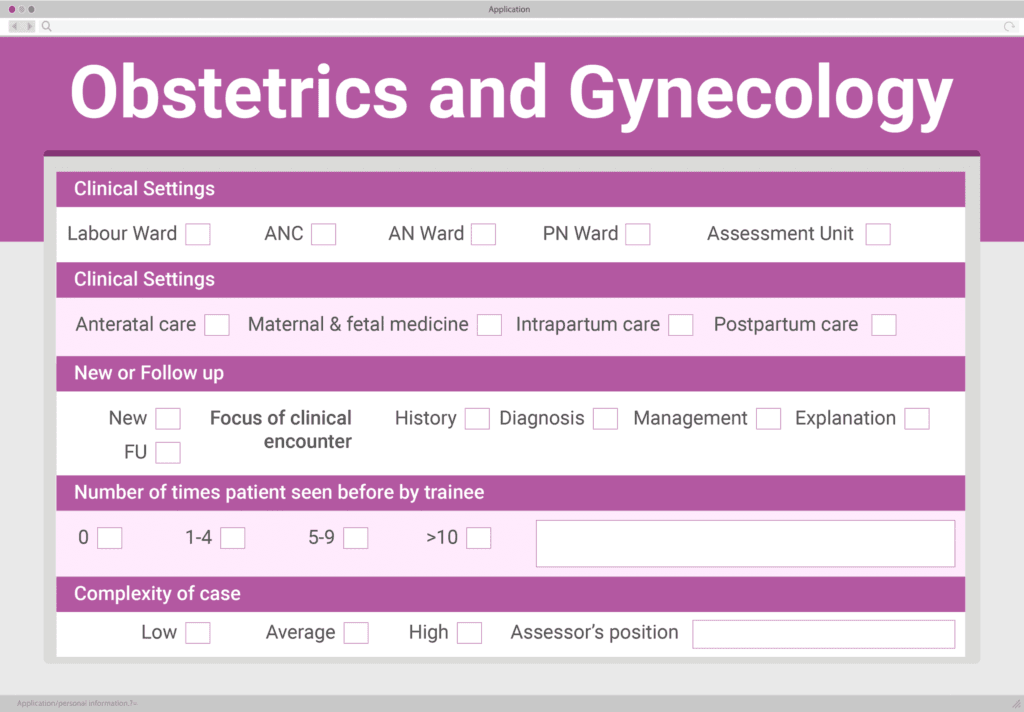 Clinical Assessment Form- Ezovion