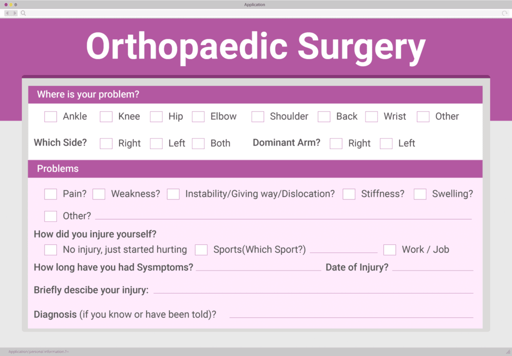 Clinical Assessment Form- Ezovion